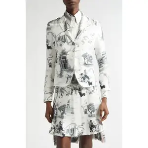 Thom Browne Hector Toile Silk Jacket