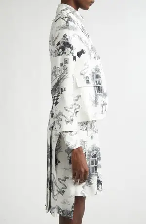 Thom Browne Hector Toile Silk Jacket