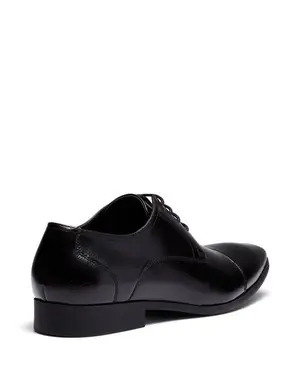 UNCUT Perkins Derby Shoes - Black Pu
