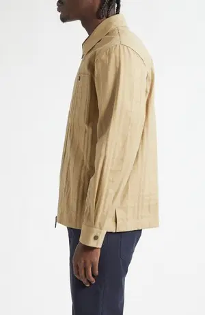 Burberry Oakwell Cotton Jacquard Zip Jacket