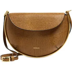WANDLER Mini Kate Lizard Embossed Leather Crossbody Bag