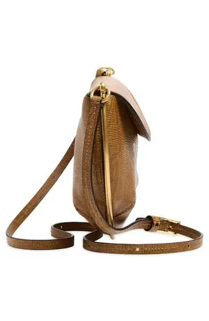 WANDLER Mini Kate Lizard Embossed Leather Crossbody Bag