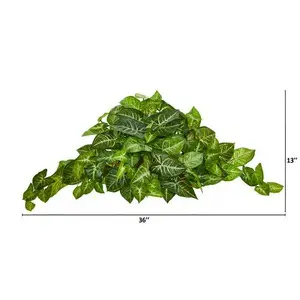 NEARLY NATURAL 36-in Nephthytis Artificial Ledge Plant