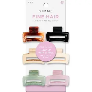 GIMME BEAUTY Rectangle Claw Clip - Beige