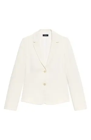 Theory Admiral Crepe Blazer - Rice
