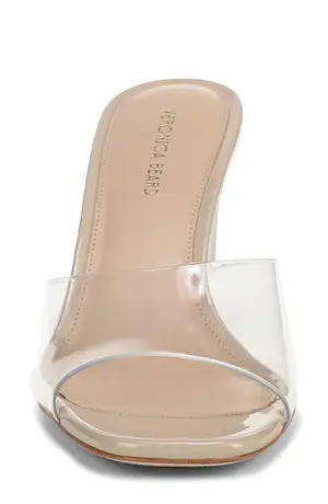 Veronica Beard Asha Wedge Sandal - Clear/sand
