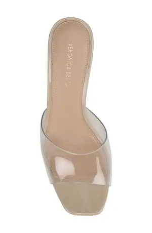 Veronica Beard Asha Wedge Sandal - Clear/sand