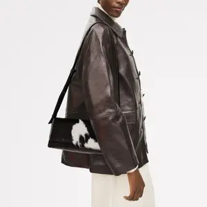 RADLEY Annabel Cow Hide Flapover Shoulder Bag