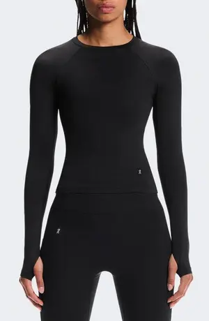On Studio Long Sleeve T-shirt - Black