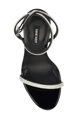 Nine West Stodia Embellished Ankle Strap Sandals