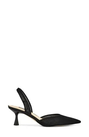 Nine West Rizze Slingback Kitten Heel Pumps - Black