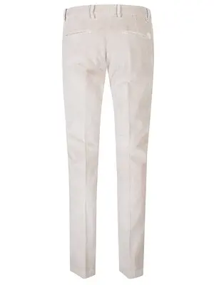 ENTRE AMIS Cotton Trousers - Beige