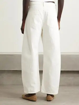 NILI LOTAN Tribeca High-rise Barrel-leg Jeans