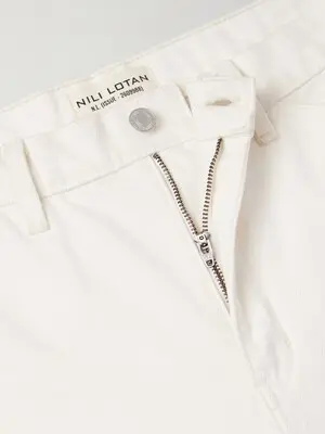 NILI LOTAN Tribeca High-rise Barrel-leg Jeans
