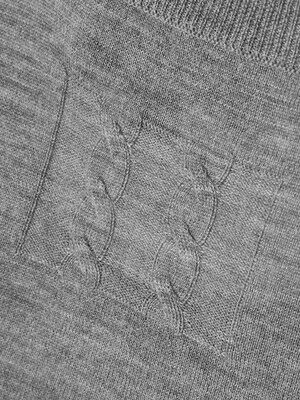 NILI LOTAN Leilani Merino Wool Top - Gray
