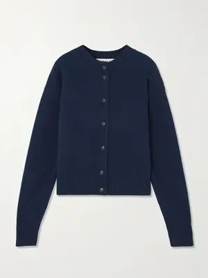 RÓHE Cropped Wool-blend Cardigan