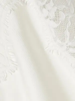 RÓHE Lace-trimmed Silk Camisole - Neutrals