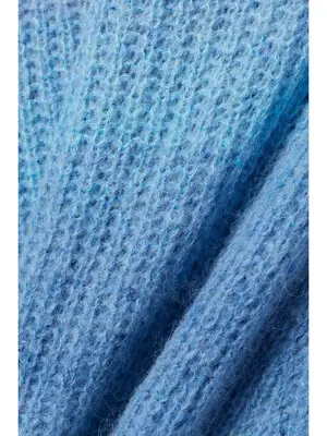 Vince Space-dyed Open-knit Midi Dress