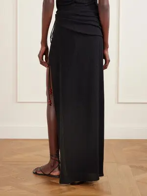 Magda Butrym Lyocell-blend Crepon Coverup