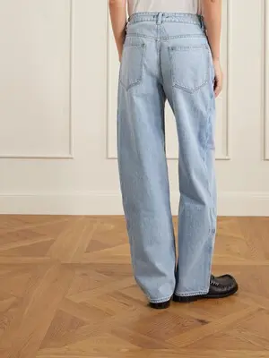 Ossou Rider Low-rise Boyfriend Jeans - Blue