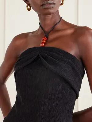 Magda Butrym Embellished Halterneck Top