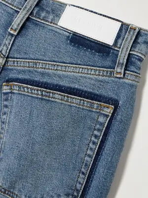 RE/DONE High-rise Wide-leg Jeans