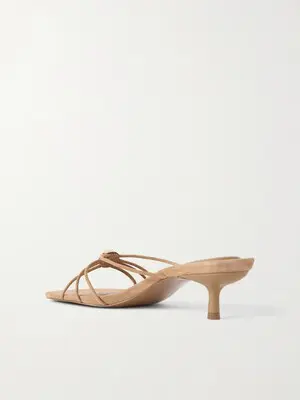 Simkhai Amaya Embellished Suede Sandals