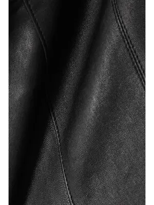 Sprwmn Paneled Leather Flared Pants