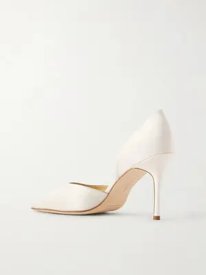 Manolo Blahnik Taylerbinu 90 Satin Pumps