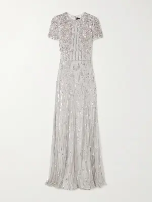 Jenny Packham Eliza Embellished Tulle Gown