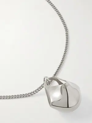 Khaite Lotus Small-tone Necklace - Silver