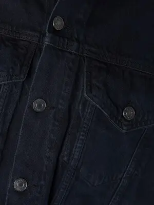 AGOLDE Rubik Denim Peplum Jacket - Blue