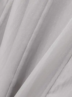 Staud Gustav Paneled Organza Maxi Dress - Gray
