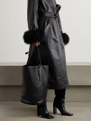 Alaïa Large Leather Bucket Bag