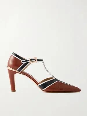 Gabriela Hearst Indi Moto 85 Leather Pumps