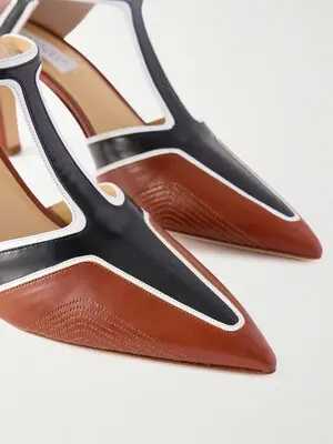 Gabriela Hearst Indi Moto 85 Leather Pumps