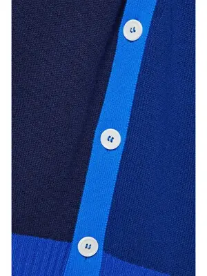 Clements Ribeiro Bookish Color-block Cashmere Cardigan