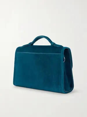 Gabriela Hearst Leonora Small Suede Tote - Blue