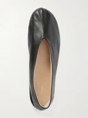 THE ROW Stella Leather Ballet Flats