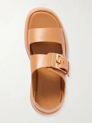 TOD'S Leather Platform Sandals