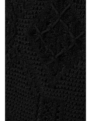 Lafayette 148 New York Crochet-knit Cotton Midi Dress