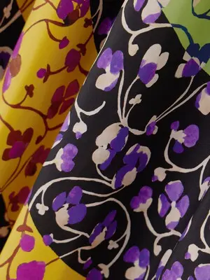 La DoubleJ Marlene Printed Silk-crepe Maxi Dress - Multi