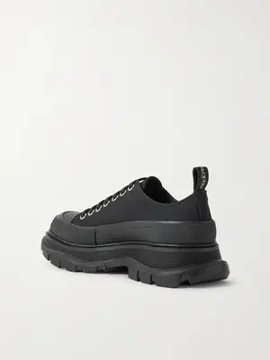 Alexander McQueen Tread Slick Canvas Exaggerated-sole Sneakers
