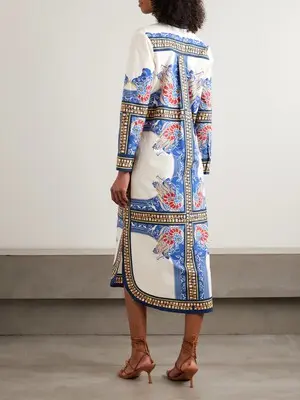 La DoubleJ Printed Cotton-poplin Tunic