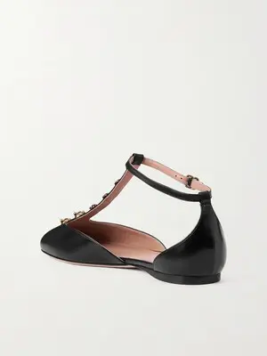 Chloé Celeste Embellished Leather Ballet Flats