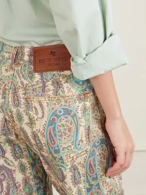 Etro Paisley-print Straight-leg Jeans - Multi
