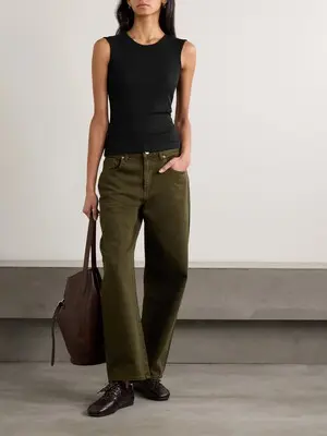 CDLP Ribbed Tencel™ Lyocell-blend Jersey Tank