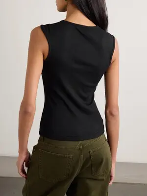 CDLP Ribbed Tencel™ Lyocell-blend Jersey Tank
