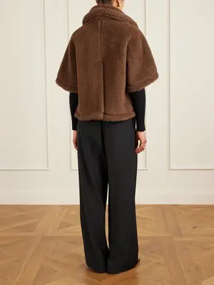Max Mara Alpaca, Cashmere, And Silk-blend Jacket