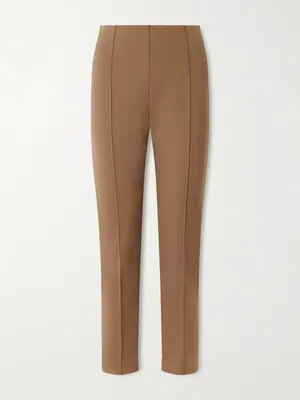 Max Mara Pergola Jersey Tapered Pants - Brown